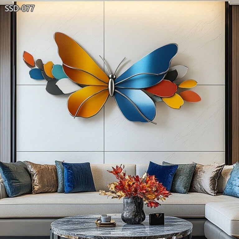 Colorful Butterfly Metal Wall Art SSD-077