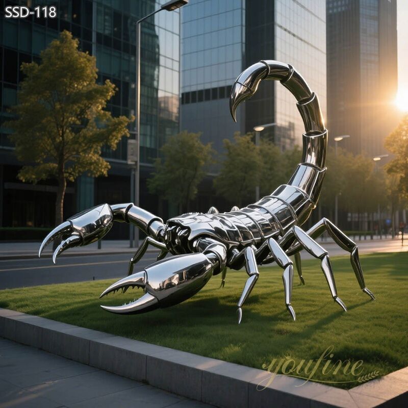 Large Stainless Steel Scorpion Sculpture for Outdoor Lawn SSD-118